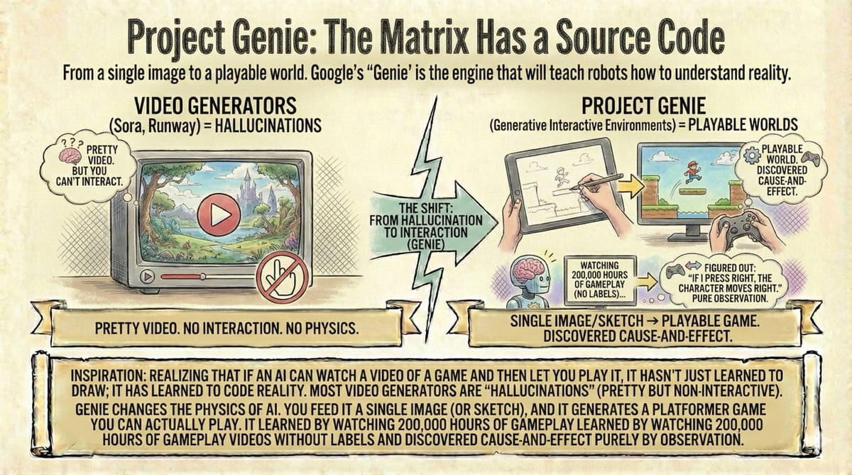 Project Genie: The Matrix Has a Source Code